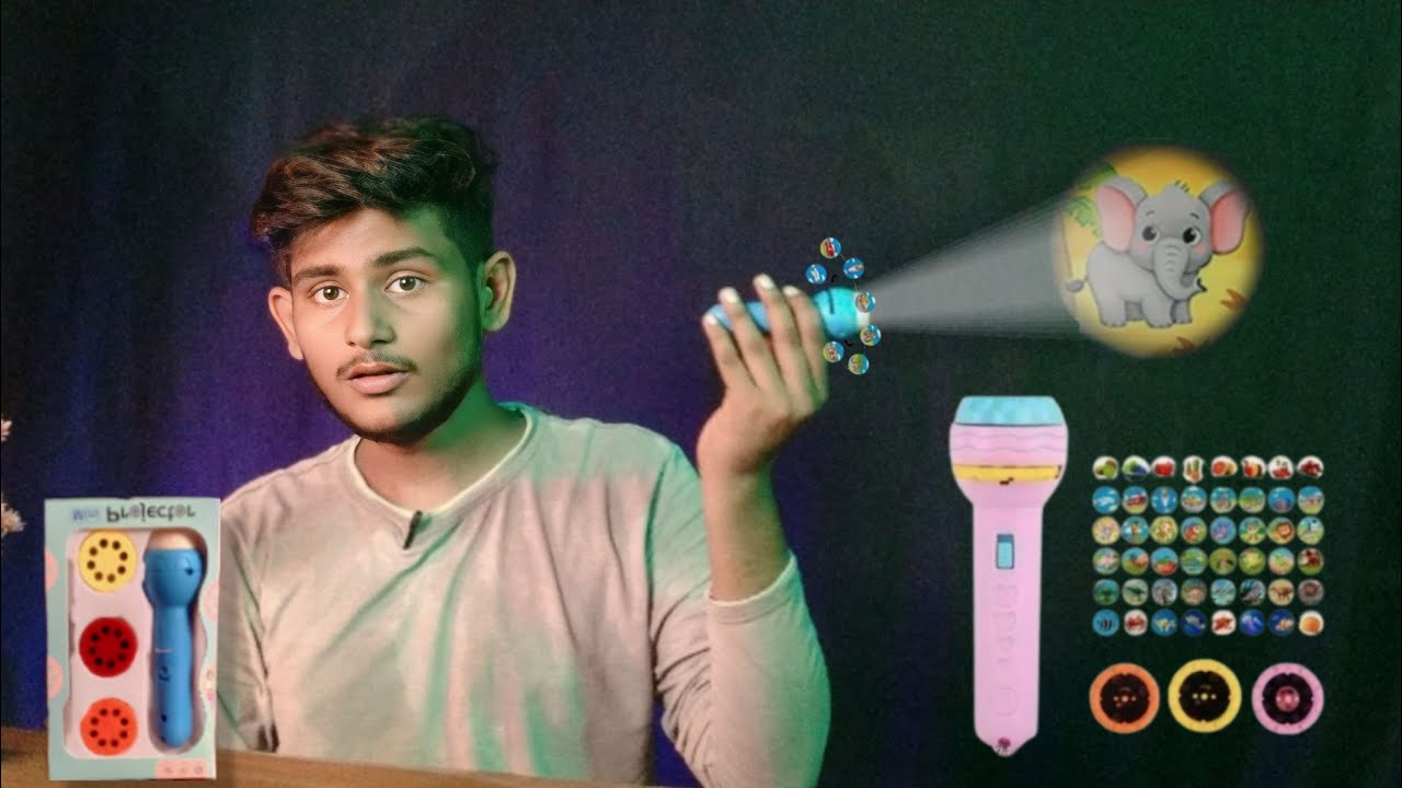 Mini Projector light Unboxing and review | Under 200 ₹ | Mini Projector ...