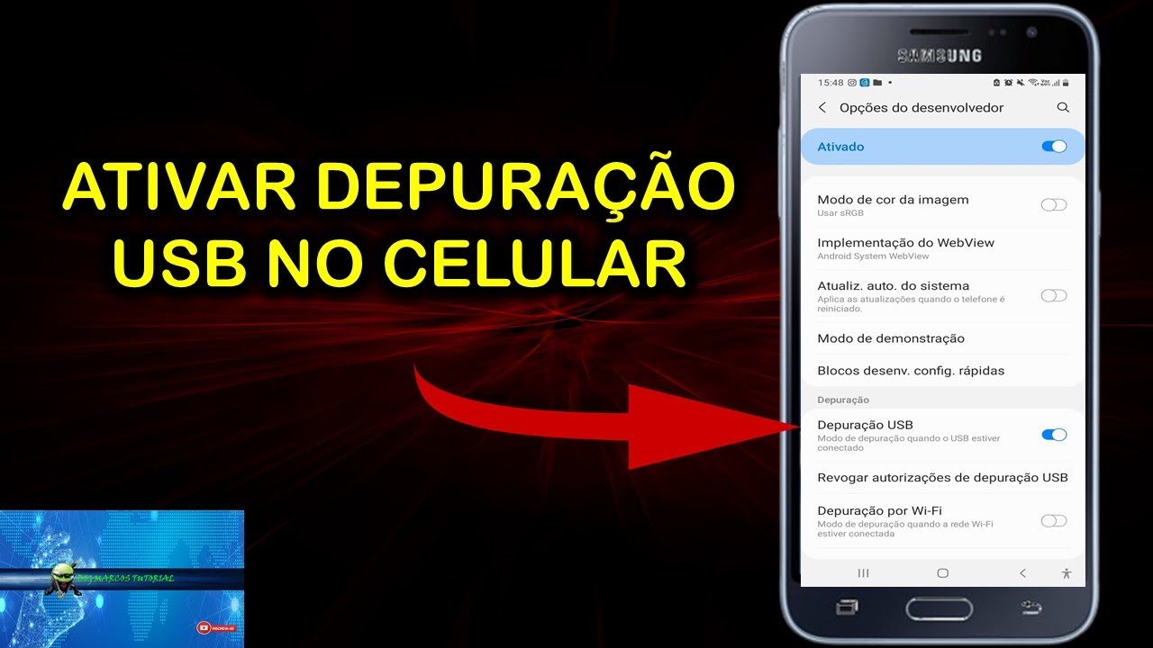 Como ativar depuração USB no Android - YouTube