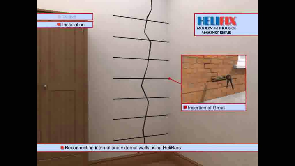 Helifix Internal and External Wall Repairs by Protectahome Ltd - YouTube