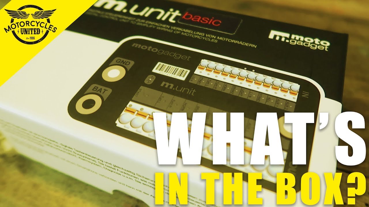 WHAT'S IN THE BOX? | MOTOGADGET M-UNIT BASIC - YouTube