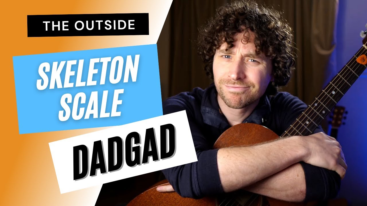 How To Play The Outside Skeleton Scale In DADGAD For Irish Music - YouTube