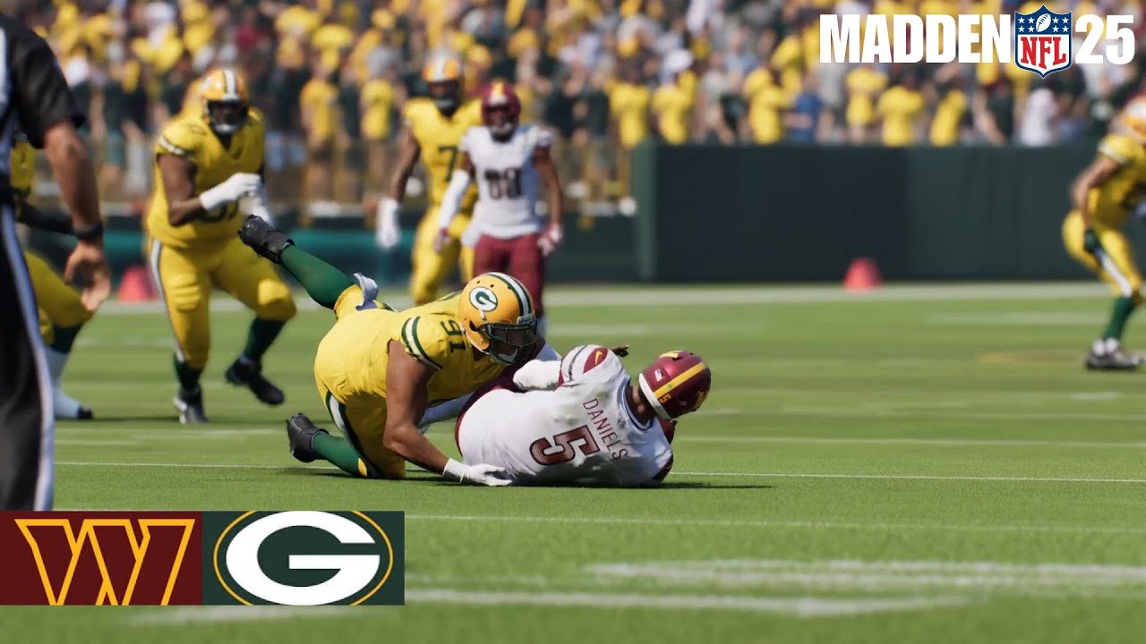Washington Commanders vs. Green Bay Packers | Madden NFL 25 Simulation ...
