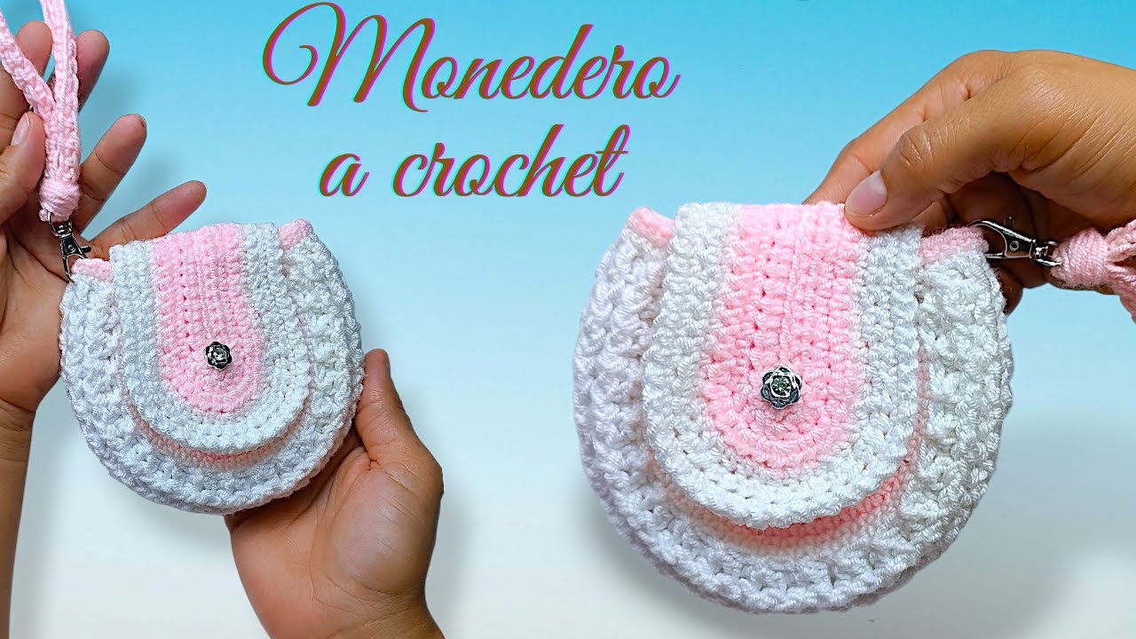 ! SORPRENDENTE ¡ monedero tejido a CROCHET paso a paso / hermoso ...