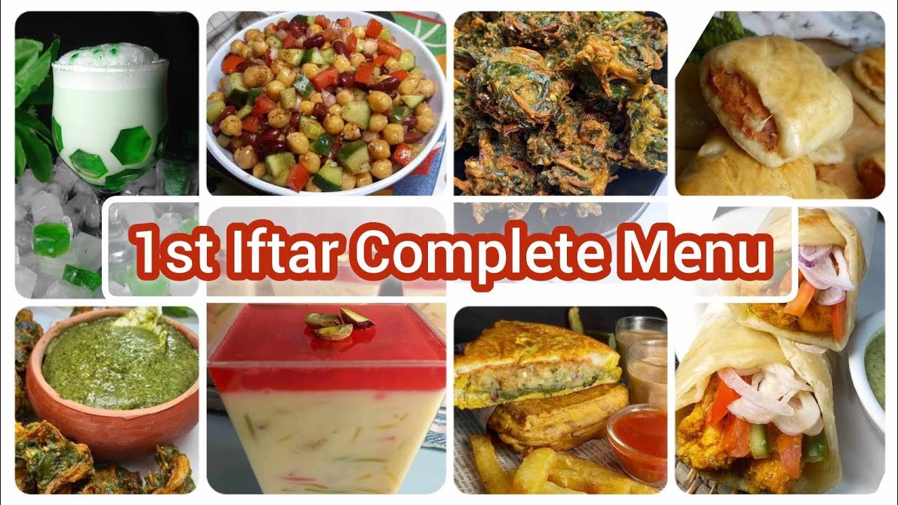 Iftar Complete Menu Recipes || Ramadan Recipes || shots dessert Recipes ...