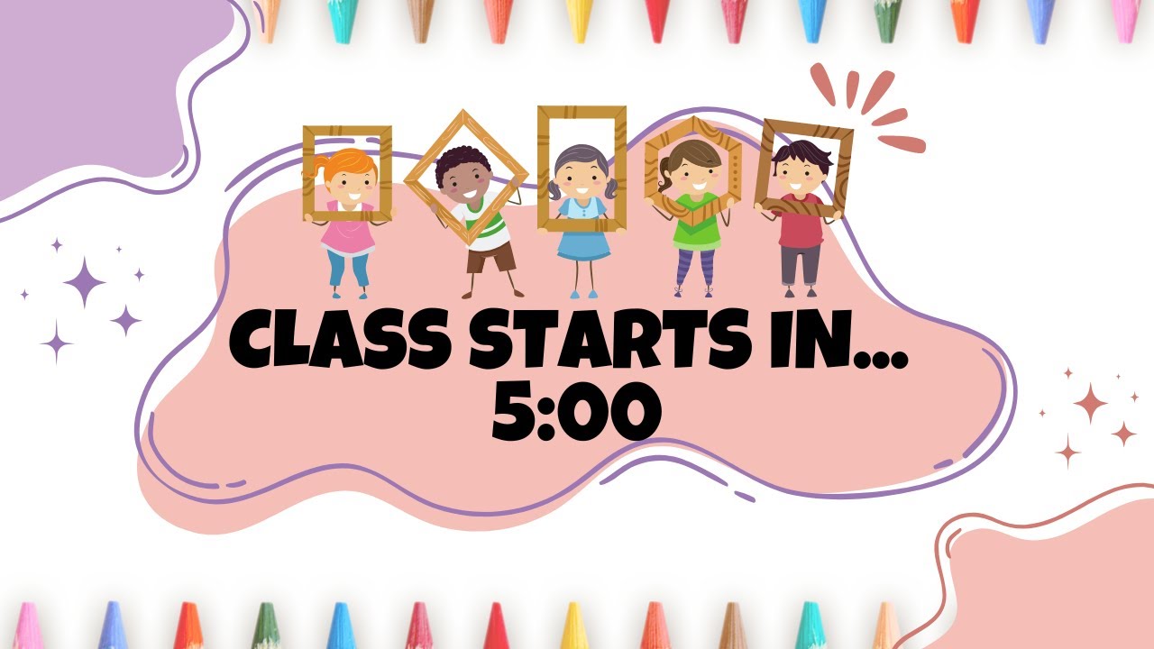 5-Minute Countdown CLASS STARTS IN... Timer | Focus & Get Ready! 🕒 ...