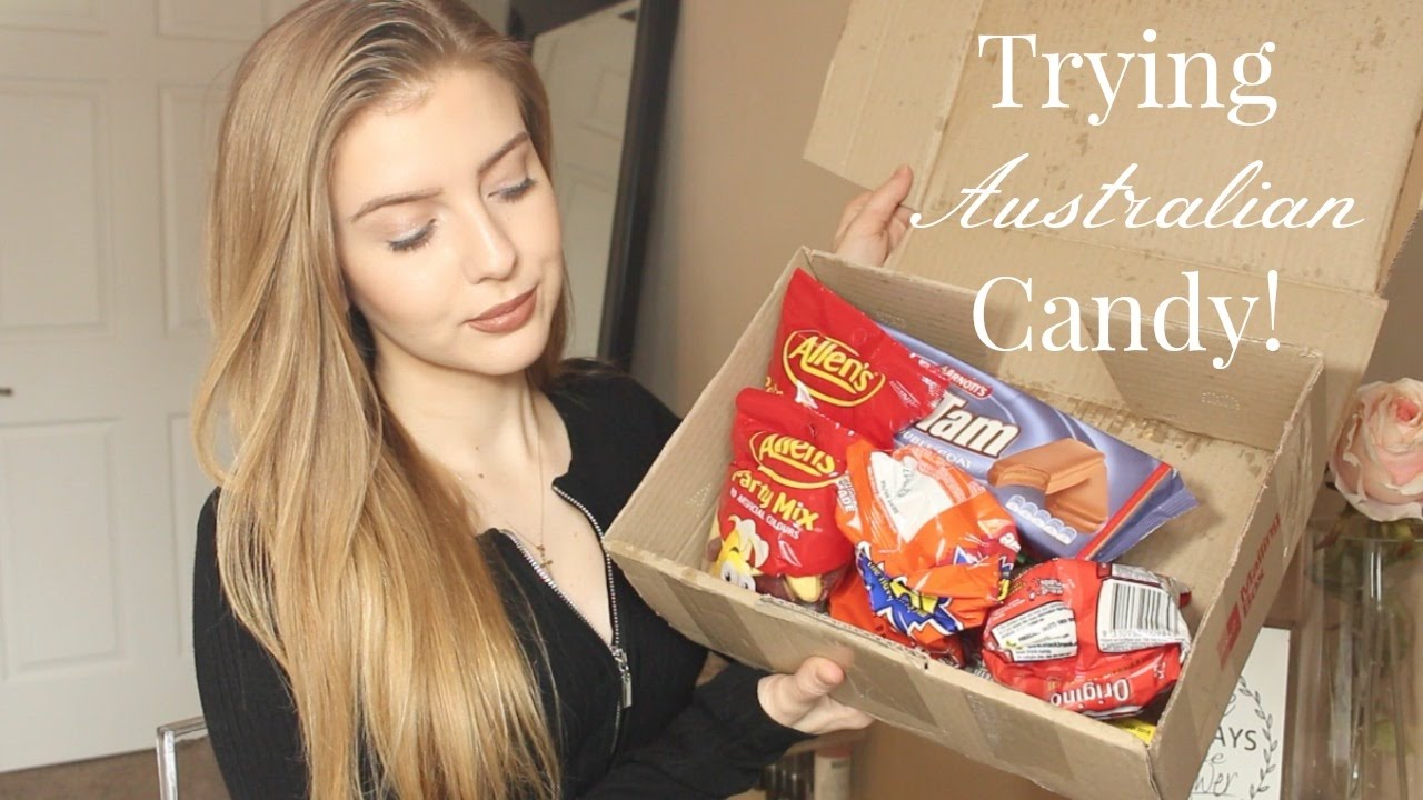 AMERICAN TRIES AUSTRALIAN CANDY! - YouTube