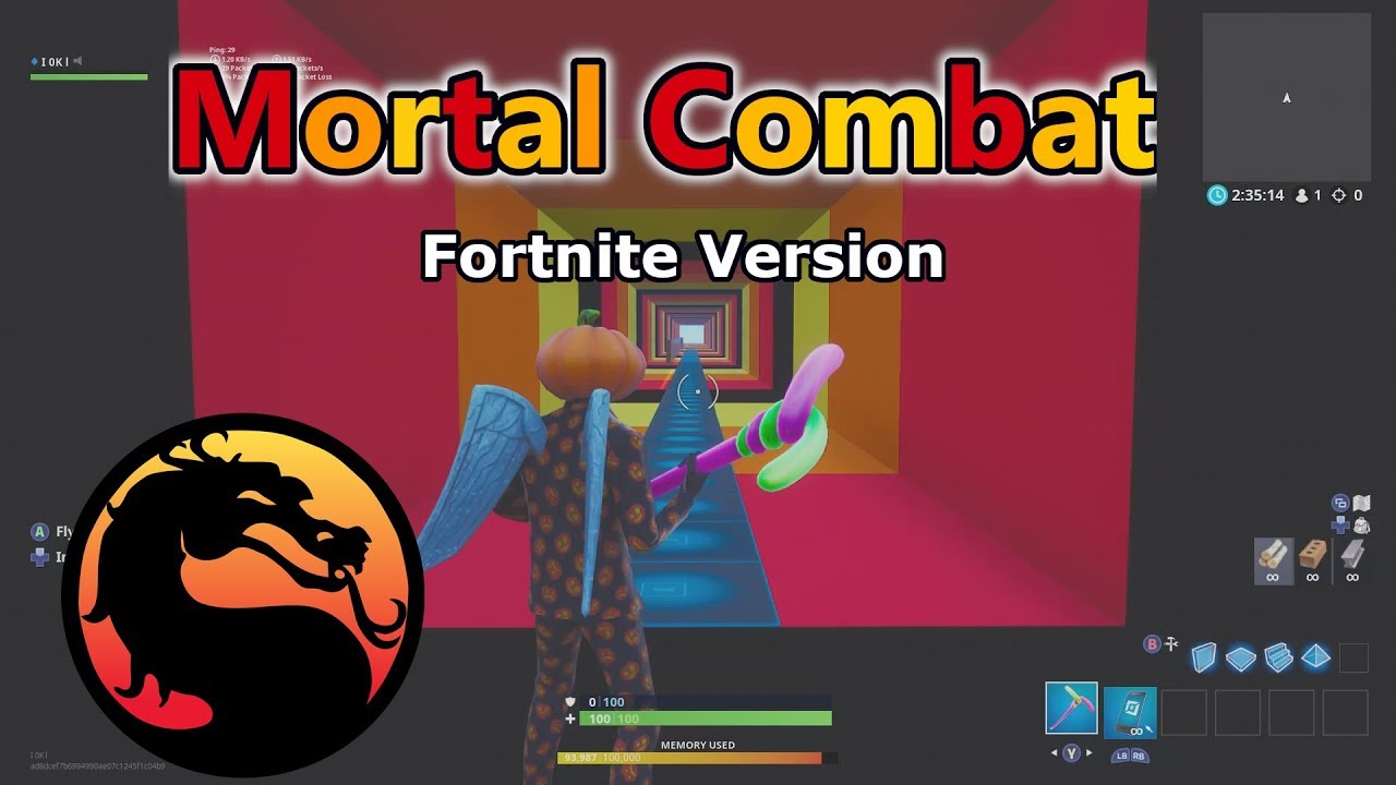 Mortal Kombat Theme (Fortnite Version) - With Island Code - YouTube