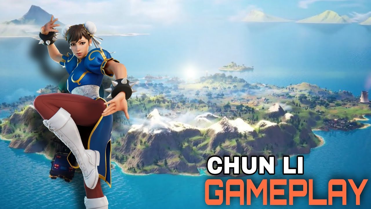 Gameplay Skin Chun Li Fortnite | Fortnite: Battle Royale (Gameplay ...