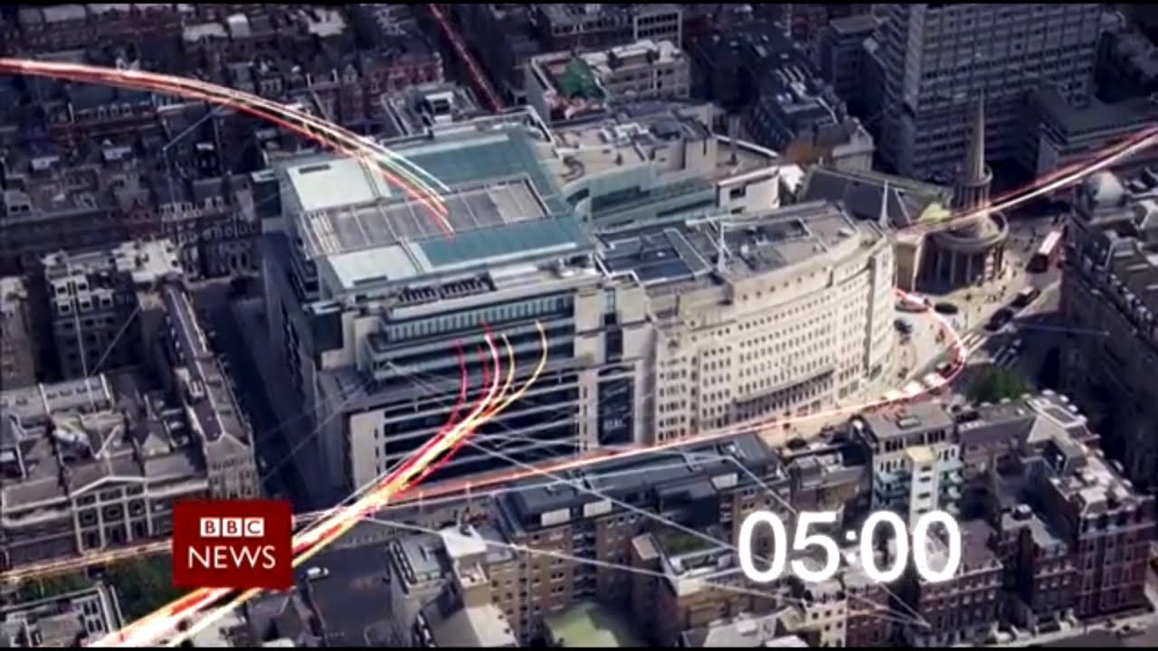 BBC World News shown on BBC News Channel, abruptly cuts to intended ...