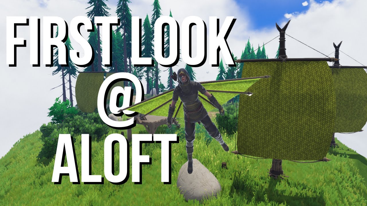 New FLYING ISLAND Survival Game Aloft FIRST LOOK - YouTube
