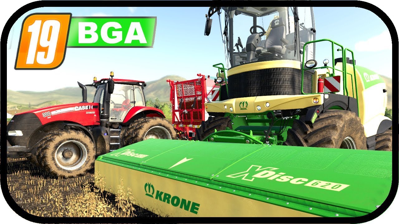 LS19 BGA #8 - GETREIDE HÄCKSELN; Krone BIGX 1180 mit XDisc ...