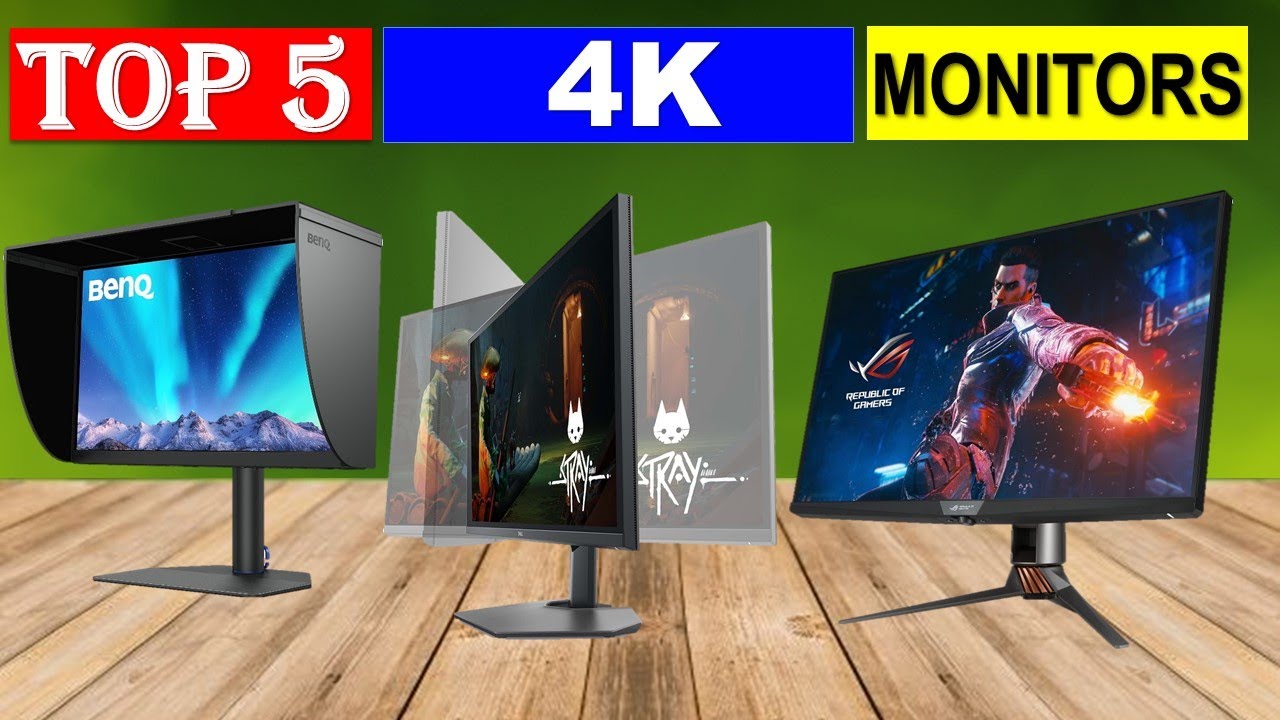 Best 4K Monitors of 2024 - Top 5 Best 4K Gaming Monitors 2024 - YouTube