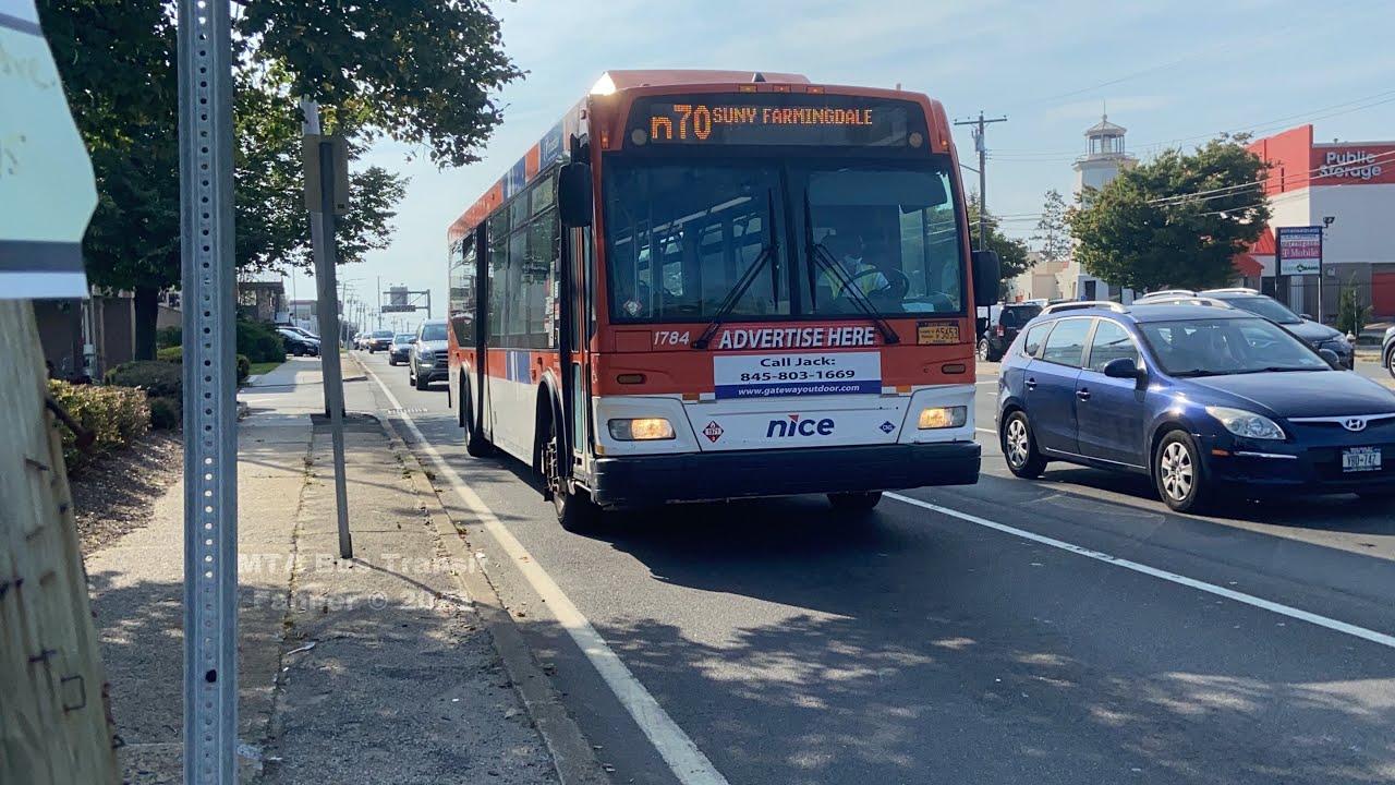 NICE Bus: 2009 Orion VII NG CNG 1784 n70 - YouTube