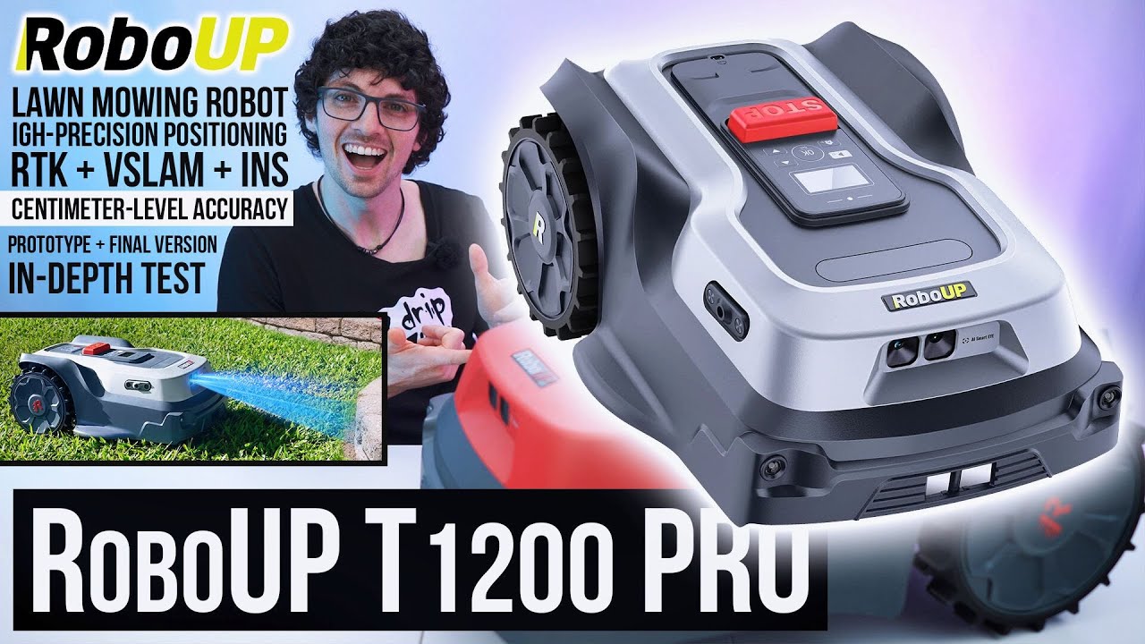 2024's Best Value Lawn Mowing Robot! - RoboUP T1200 Pro Review & Test ...