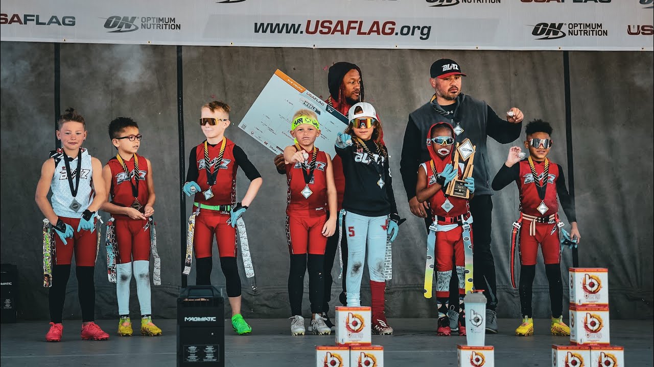 Blitz 7u USA Flag Football World CHAMPS - YouTube