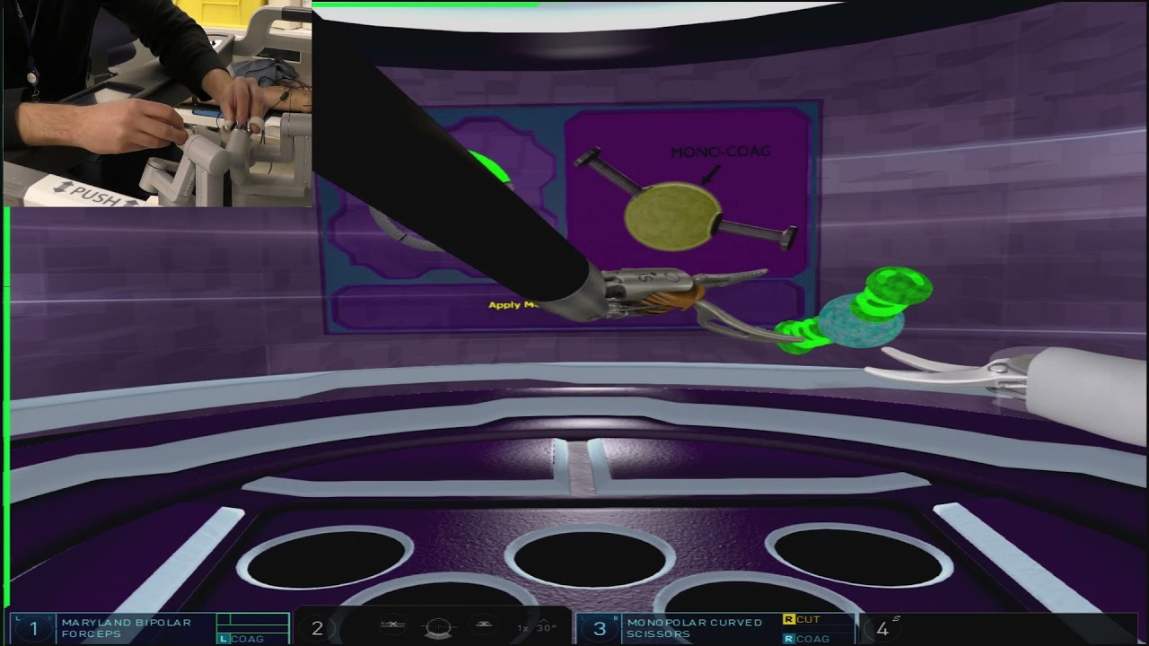 Da Vinci Skills Simulator. Robotic Sim Tips and Tricks: Energy pedals 2 ...