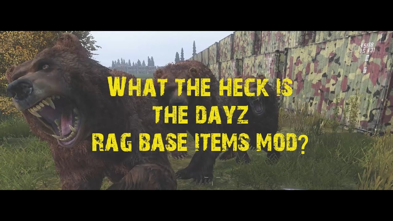 What the Heck Is the DayZ RAG Base Items Mod? (100+ Base Items ...