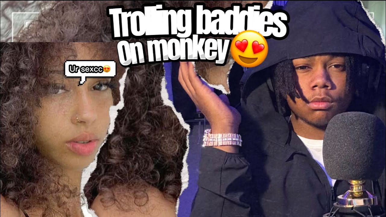 trolling the baddies on monkey - YouTube