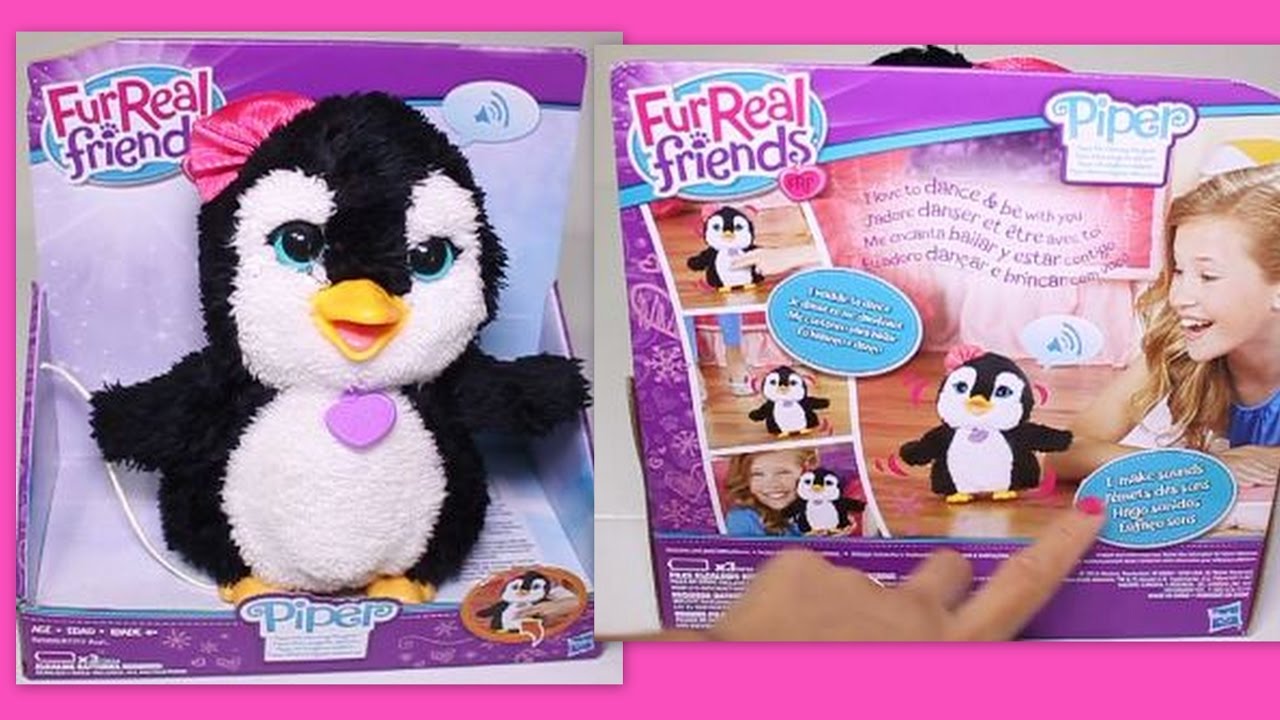 FUR REAL FRIENDS TALKING PENGUIN TOY SET - YouTube