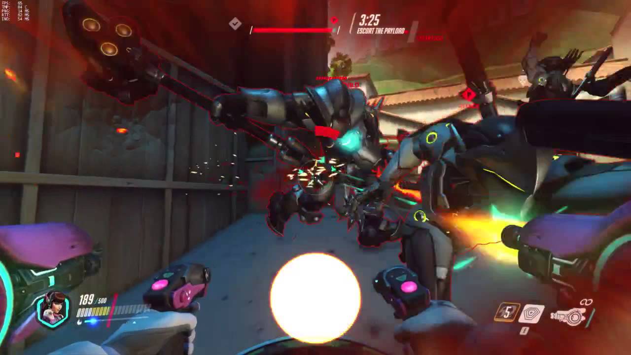 Overwatch : D.VA Exciting Overtime game on Hollywood - YouTube