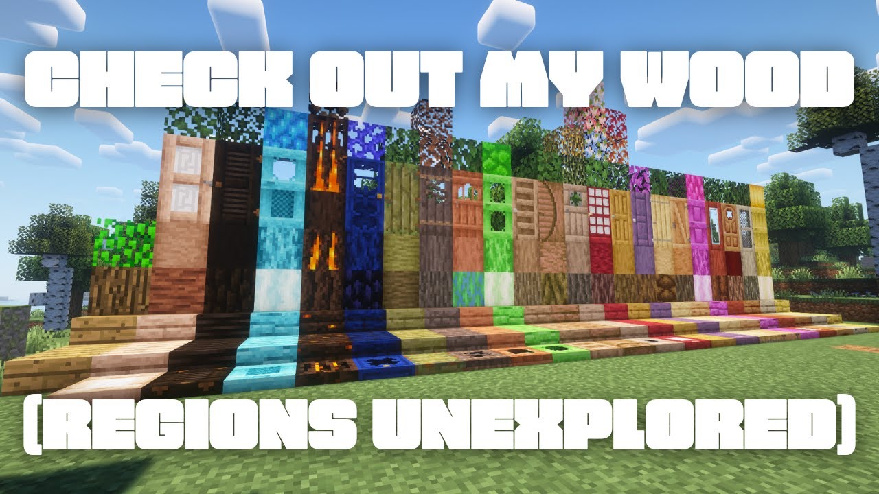 The BEST Mod For Building With WOOD - YouTube