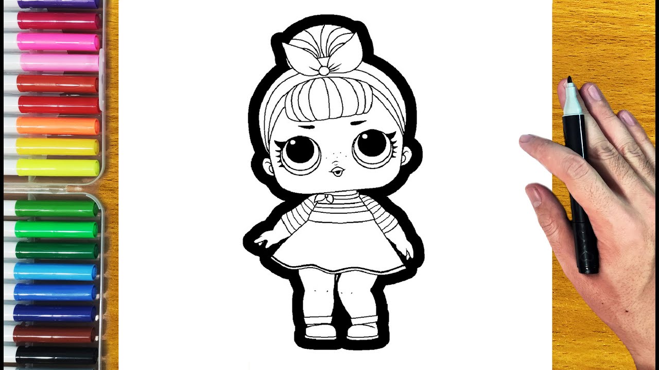 How to Draw a Cute LOL Doll 🌈 - YouTube