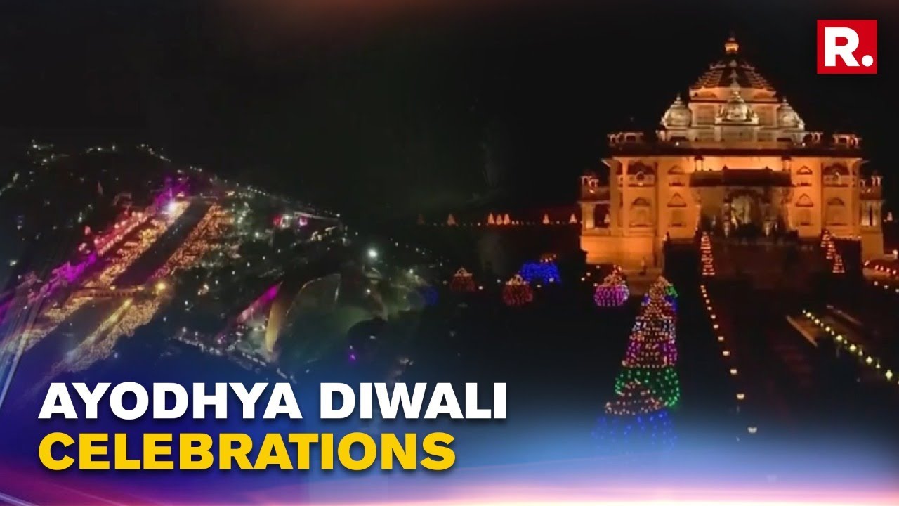 Grand Celebrations Held In Ayodhya On The Eve Of Diwali, 9 Lakh Diyas ...