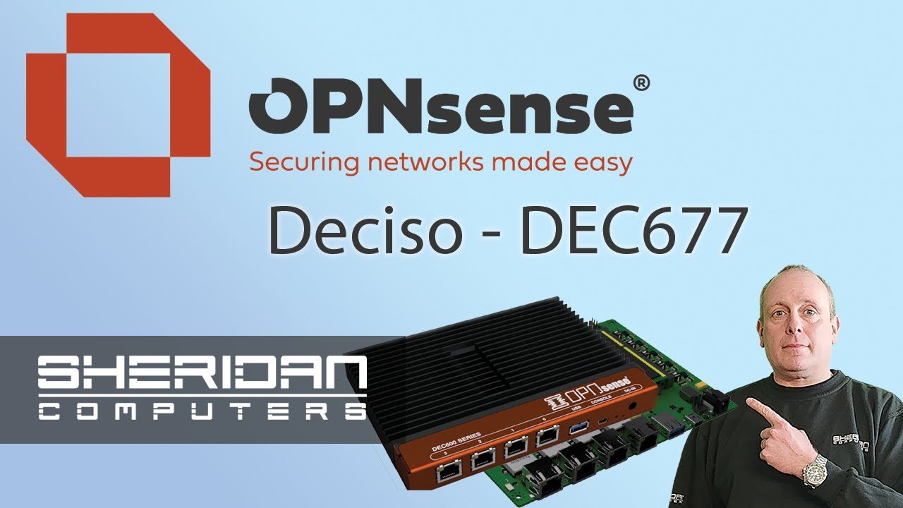 Official OPNsense Hardware Deciso DEC677 - 2.5GbE Networking - YouTube
