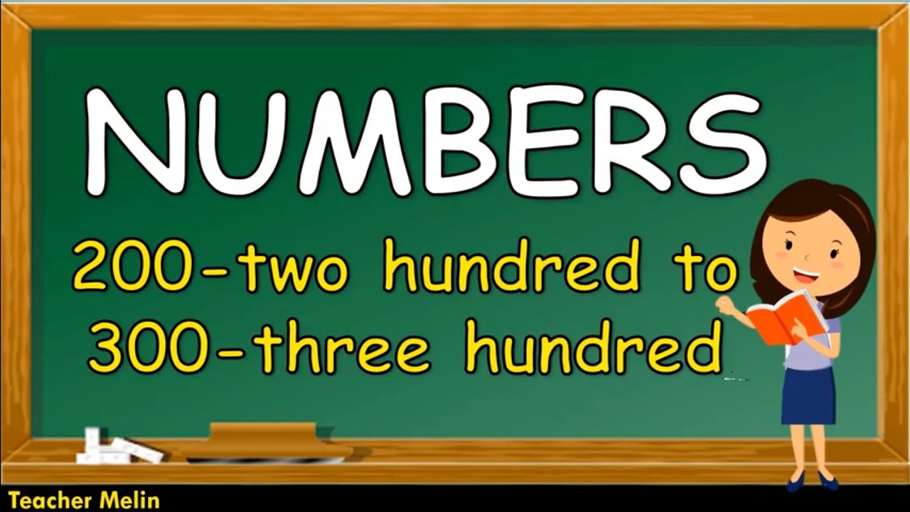 NUMBERS 200 TO 300 MATH YouTube