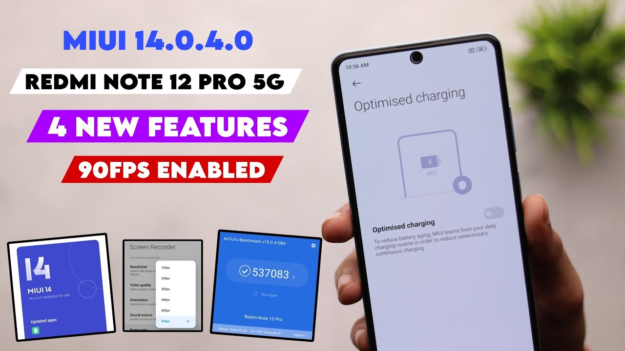 Redmi Note 12 Pro 5G Miui 14.0.4.0 September Update | Redmi Note 12 Pro ...