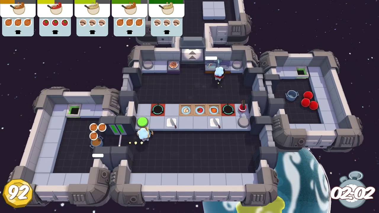 Overcooked Level 5-5 2 Player Co-op 3 Stars - YouTube