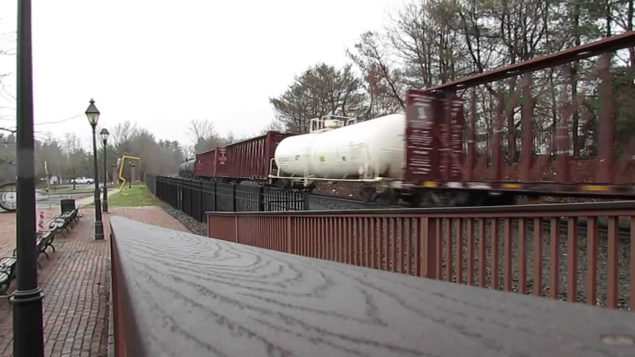 Springfield Line freight trains 4/17/2015 - YouTube