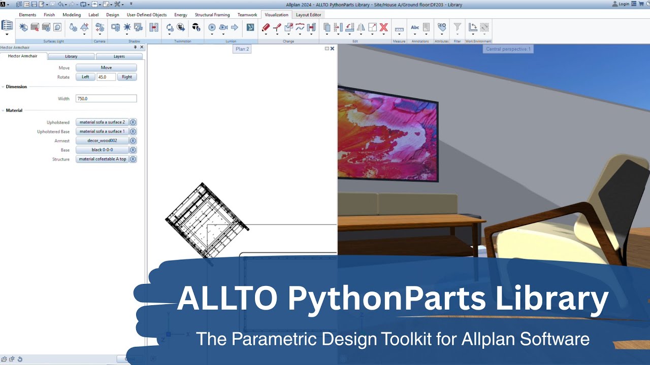 The ultimate parametric toolkit for Allplan software - ALLTO Parametric PythonParts Library ...