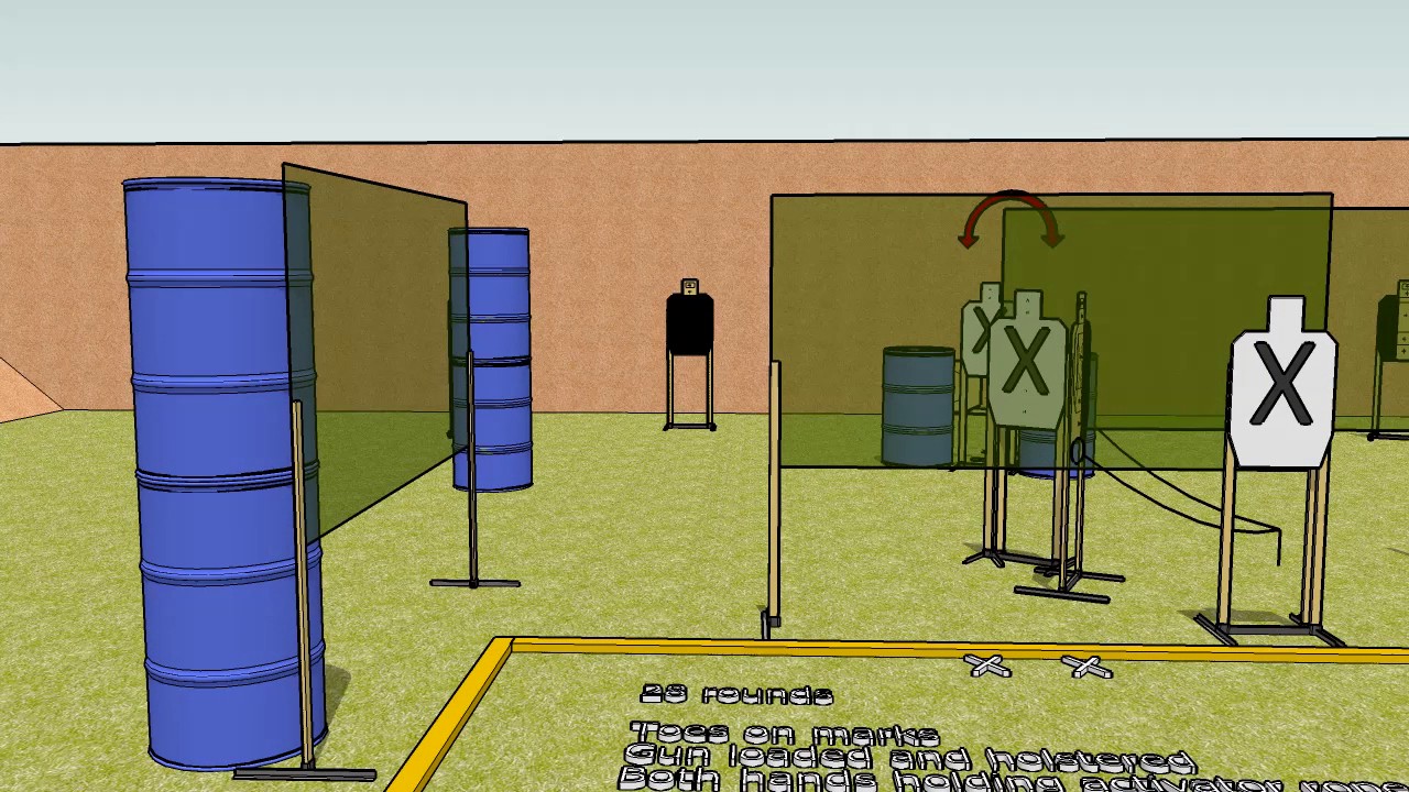 Just Swinging | USPSA Stage Design | SketchUp - YouTube