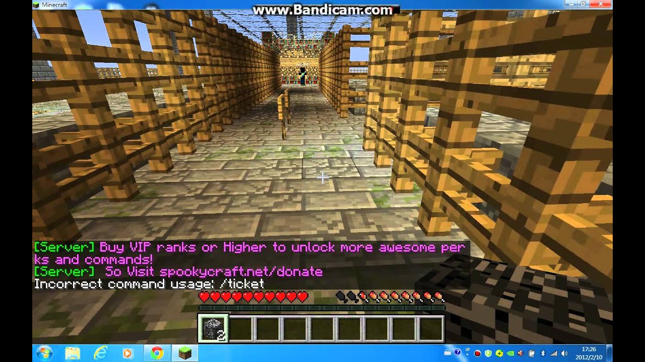 let's play minecraft 1 multiplayer spawn area - YouTube