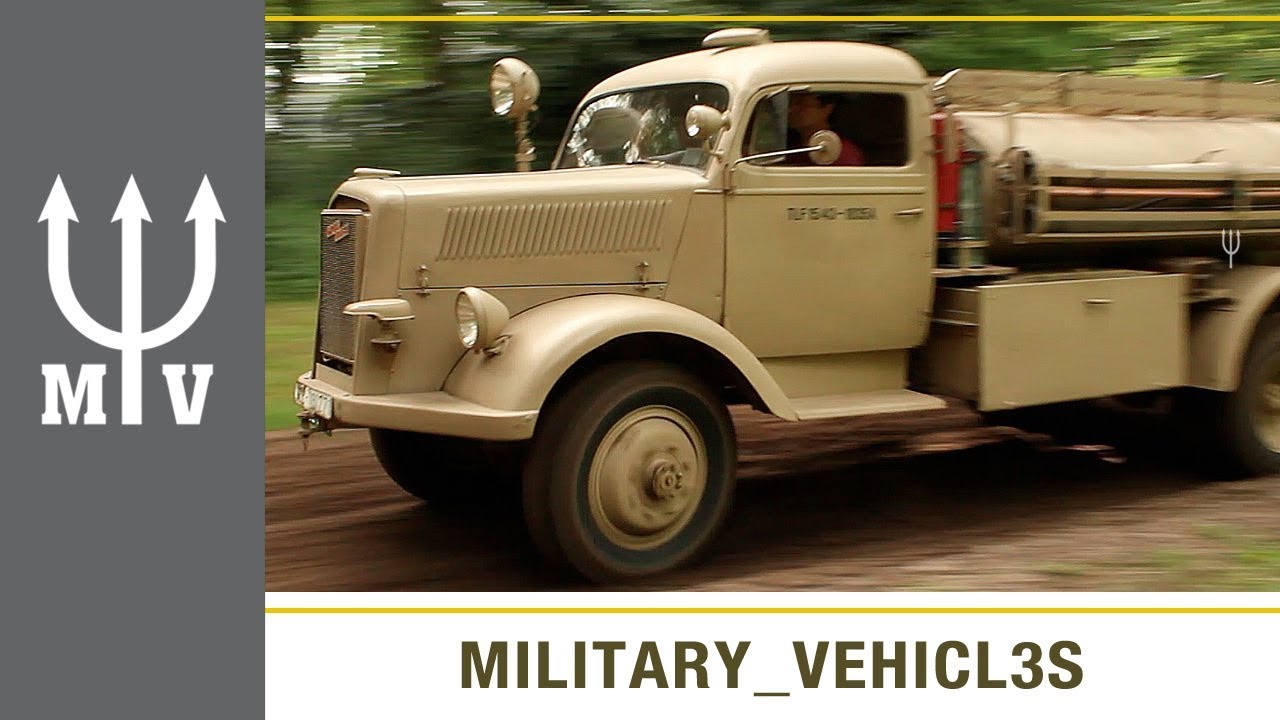 WW2 German Opel Blitz firetruck - YouTube