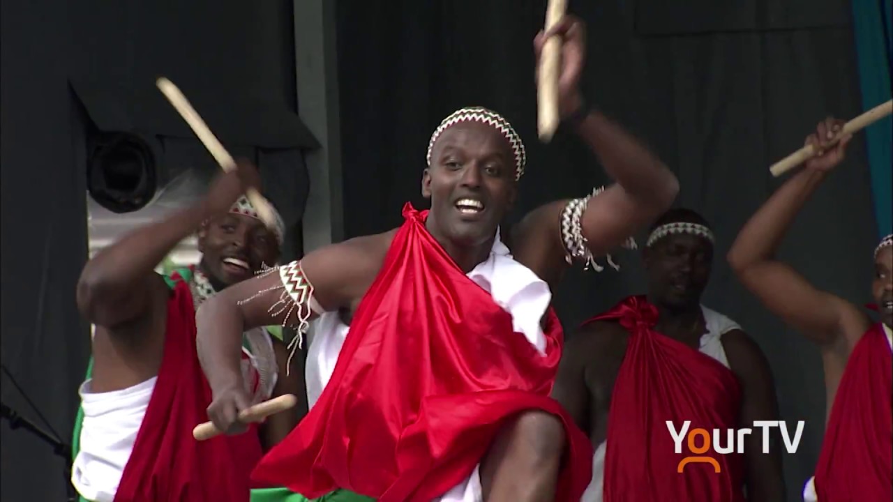 Burundian Drumming, Kingston Multicultural Arts Festival - YouTube