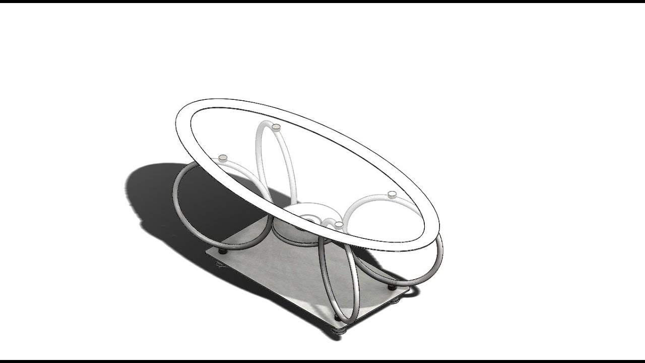 SolidWorks Table Design | 3D Furniture Modeling Tutorial - YouTube