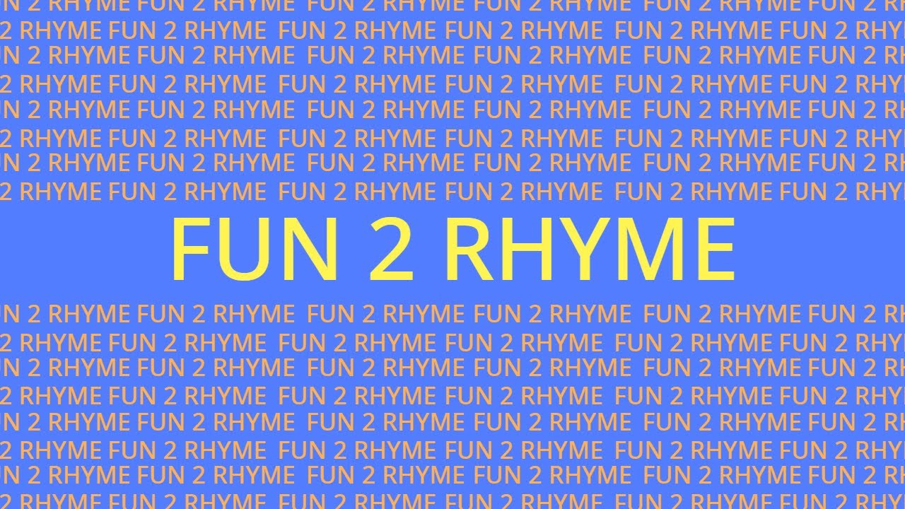 Fun 2 Rhyme (Landscape Version) | #fun2rhyme #alightmotionviral # ...