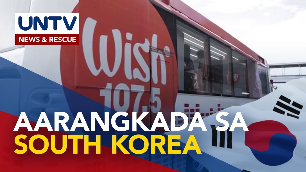 Iconic Wish 107.5 bus, aarangkada na rin sa South Korea - YouTube
