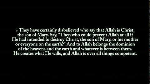 Surah 5 al Maidah The Table Spread 5 of 8