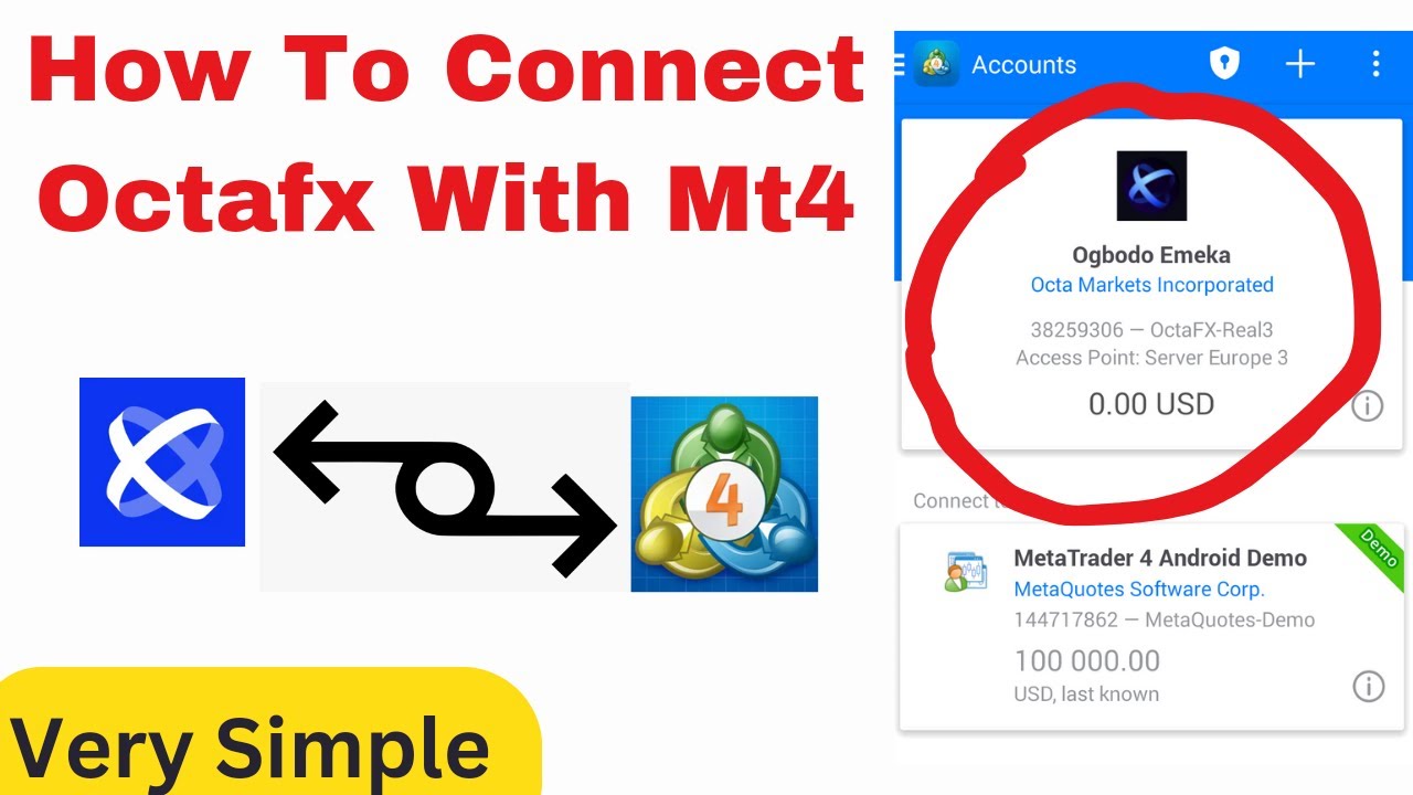 How To Connect Octafx Account With (Mt4) Meta Trader 4 - YouTube How To Connect Octafx Account With (Mt4) Meta Trader 4 - YouTube
