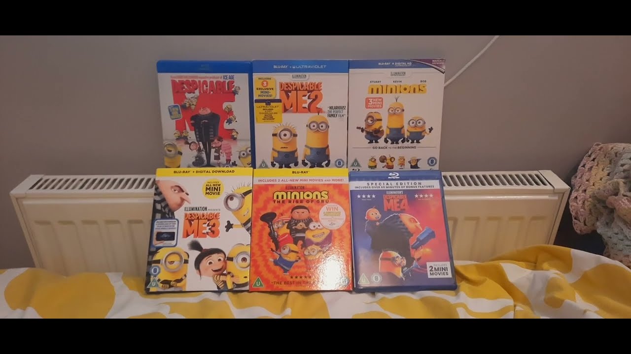 Despicable Me 6-Movie Collection Blu-ray Unboxing - YouTube