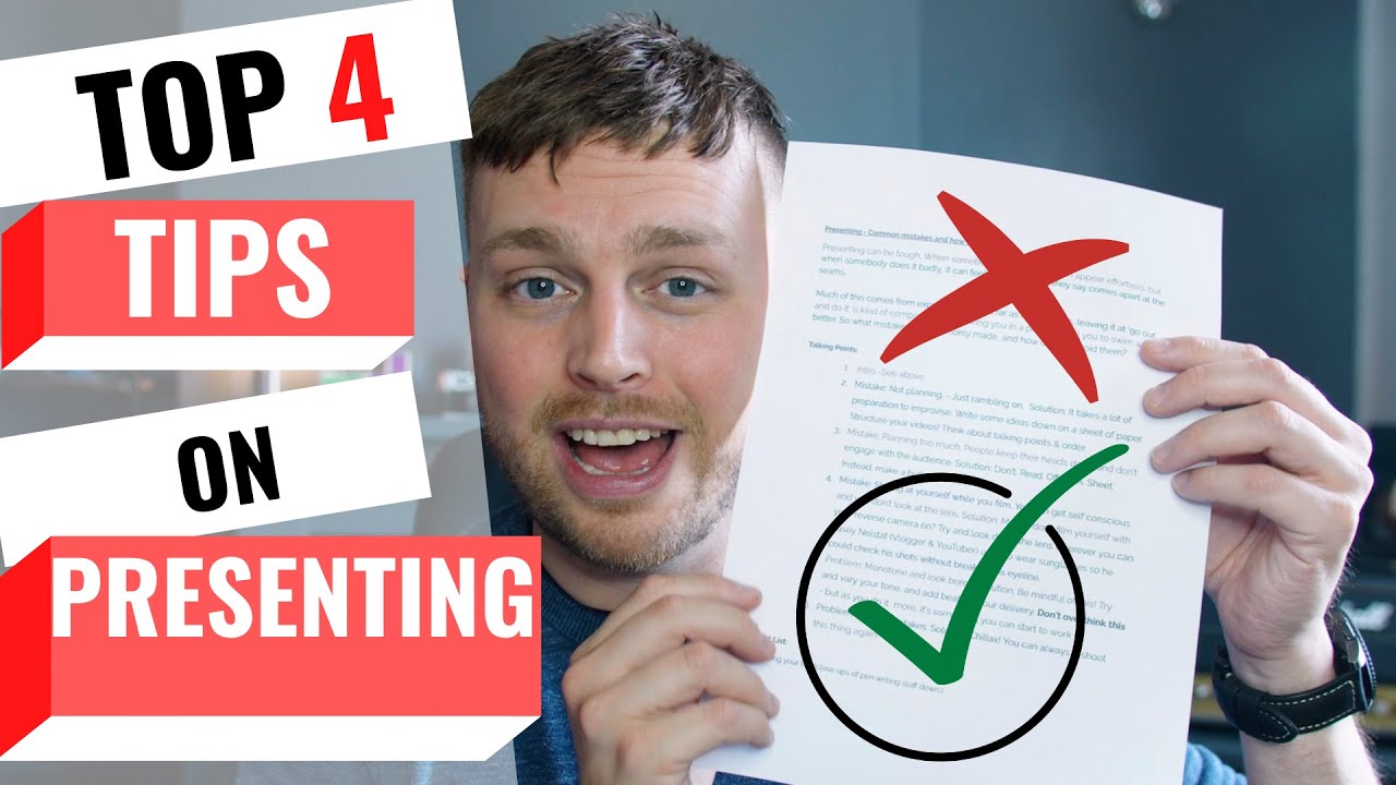 4 Top Presenting Tips To Make You Better at Vlogging | Top Presenting Tips for Vlogs - YouTube