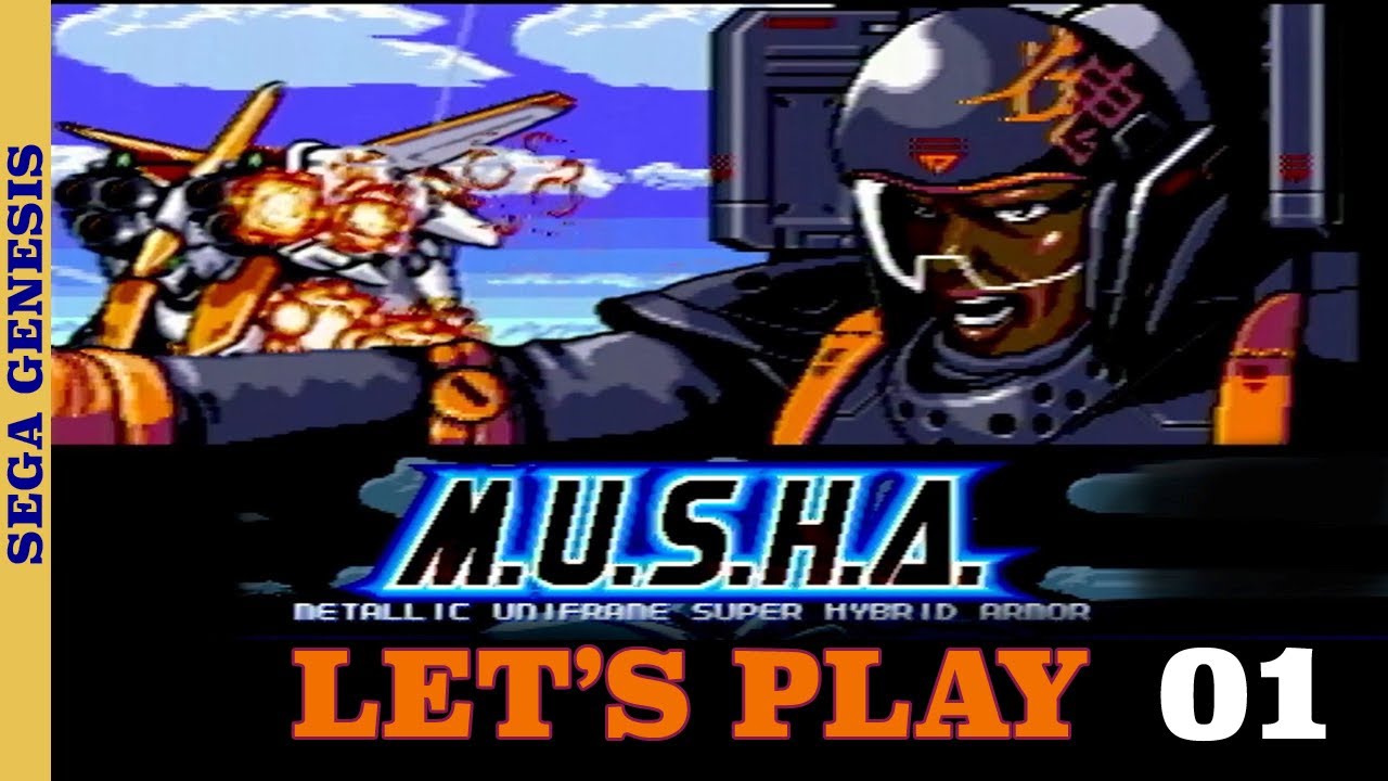 MUSHA - SEGA GENESIS CLASSIC - LET'S PLAY 01 - YouTube
