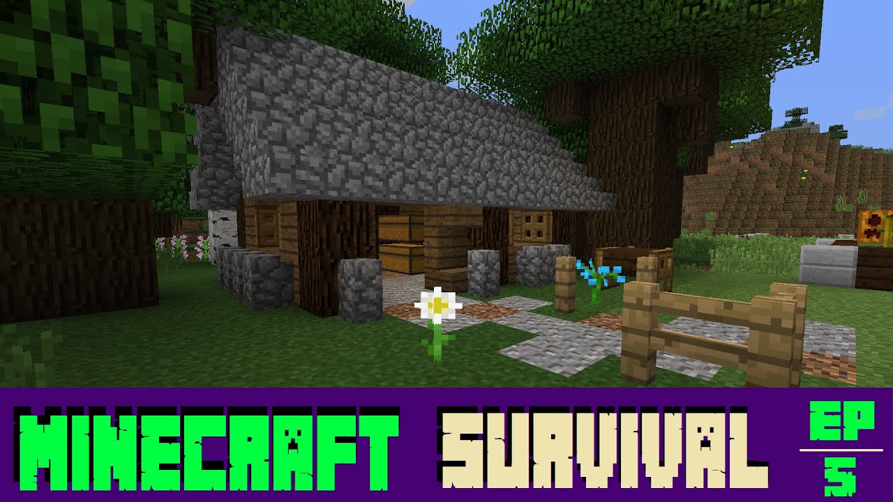 Cozy Storage Shed - Minecraft Survival Ep :: 5 - YouTube