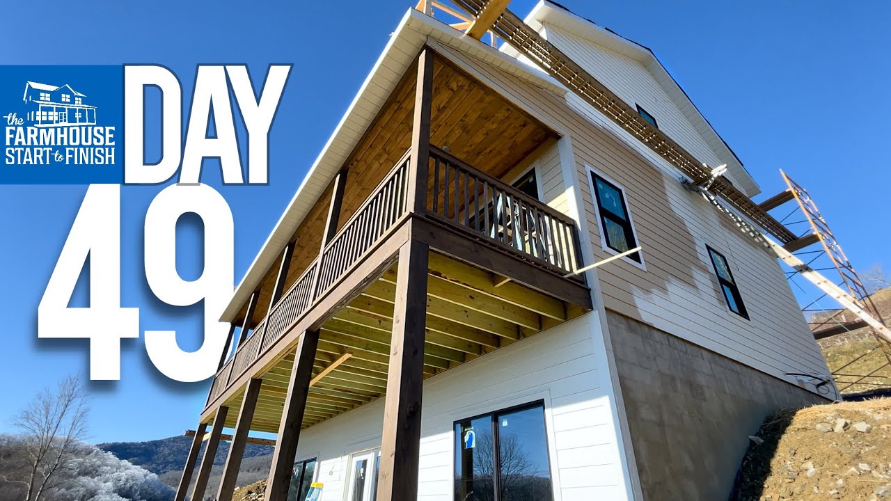 Building The Farmhouse | Day 49 - YouTube