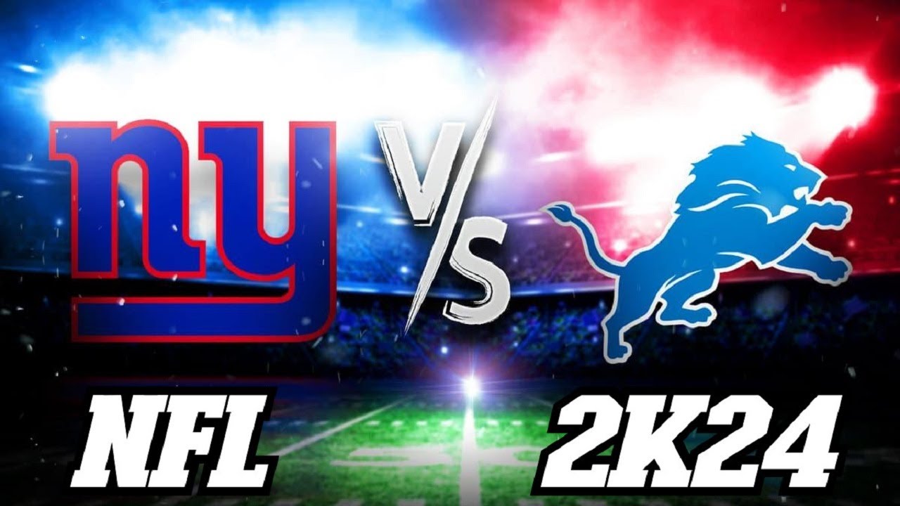 NFL 2k24 | New York Giants vs Detroit Lions | NFL 2k5 Resurrected ...