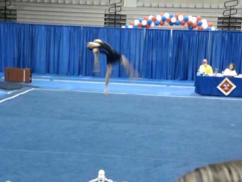 state mens gymnastics meet level 10 1st half floor routine