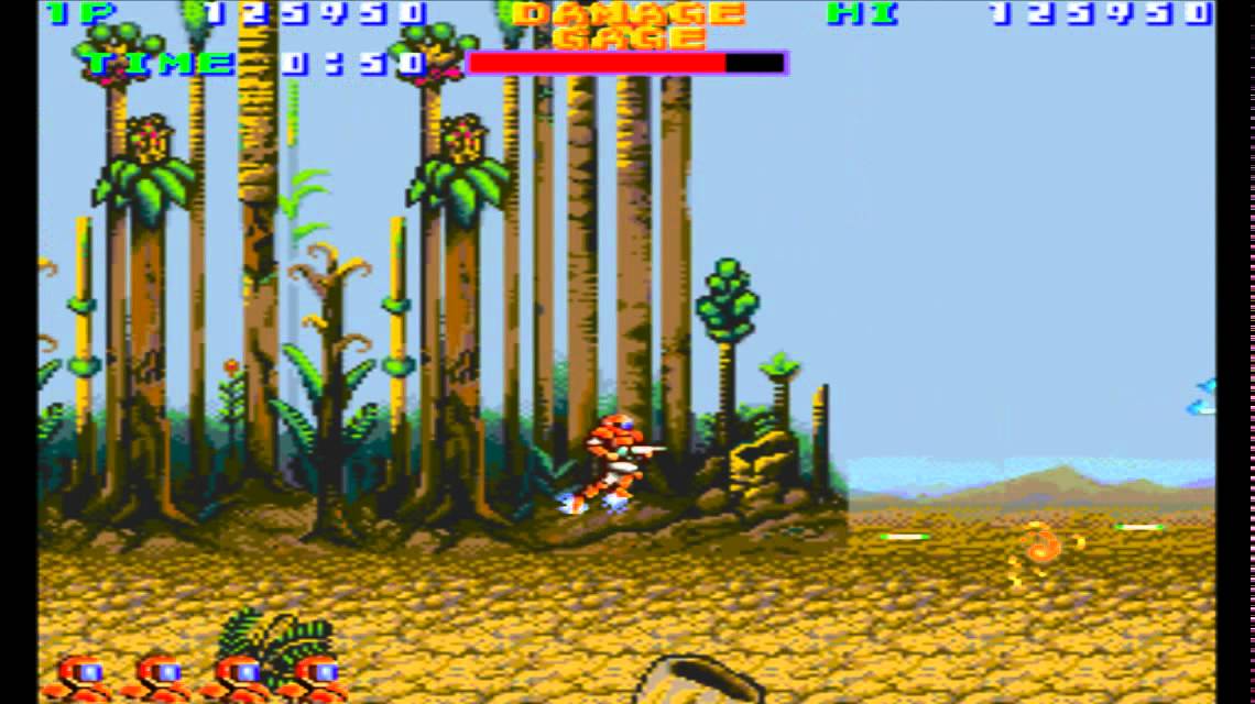 XAIN'D SLEENA arcade game by TECHNOS Planet LAGTO SOA and space stage 2 ...